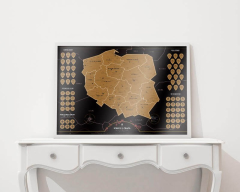 Mapa zdrapka POLSKA wysoka jakość > Puzzle 3D | Zabawki dla dzieci ...